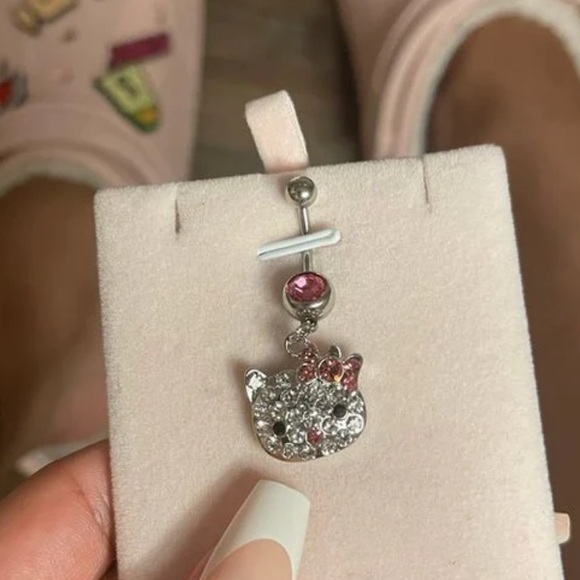 Hello Kitty | Other | Hello Kitty Belly Ring | Poshmark